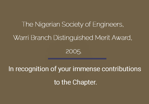 Awards and Honours | O.T. OTIS ENGINEERING LIMITED | NIGERIA BEST POWER ...